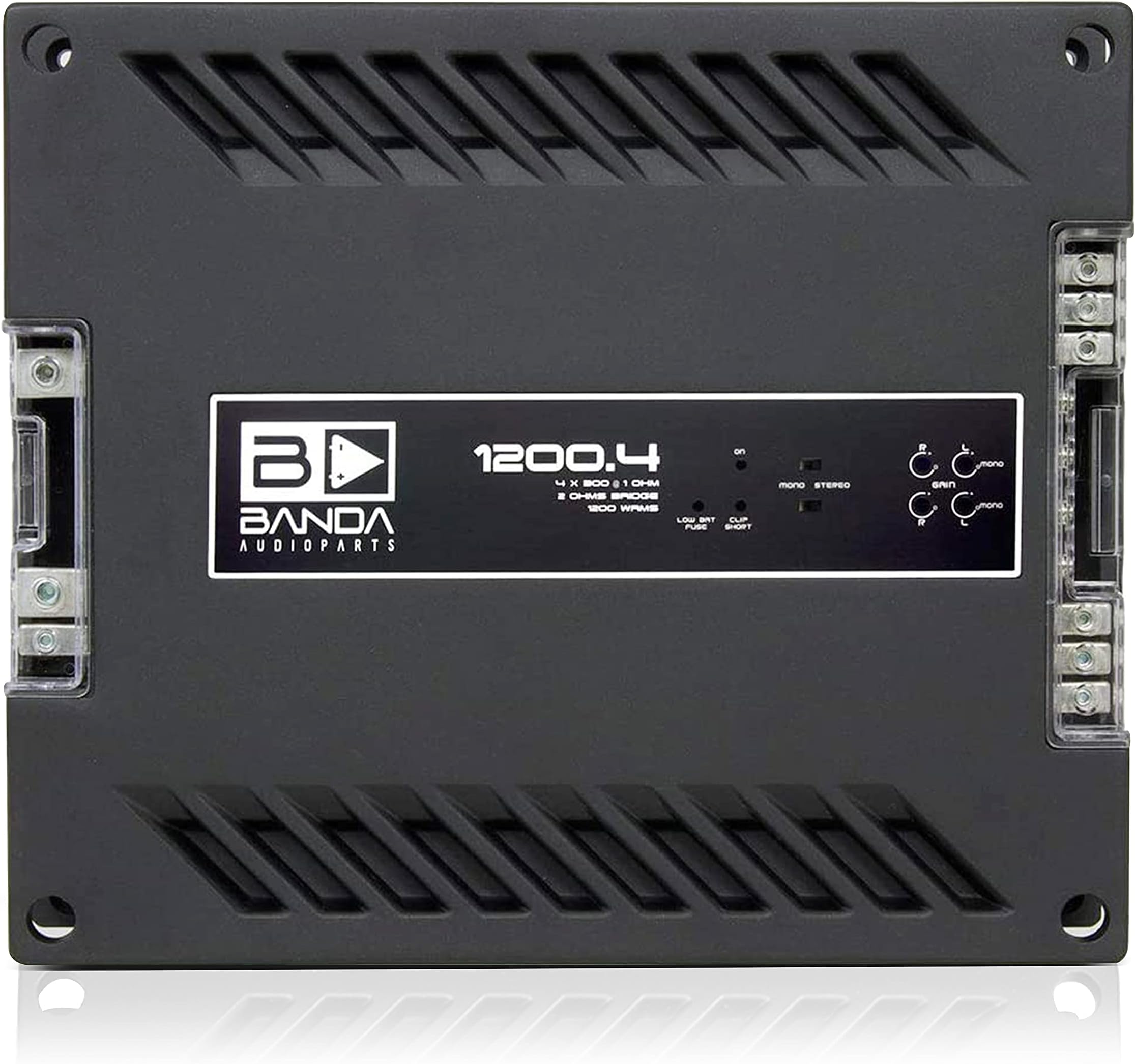 Amazon.com: BANDA 4-Channel Vehicle Audio Amplifier - 300 Watts D Class ...