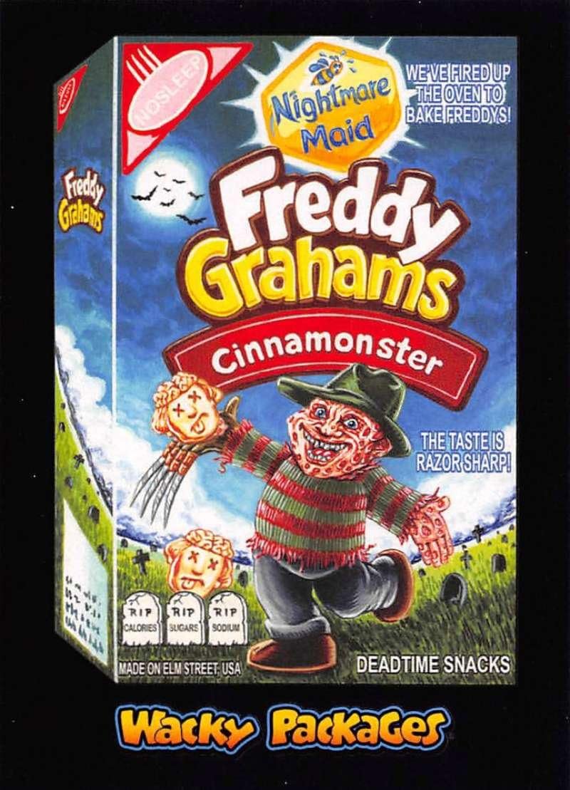 2018 Topps Wacky Packages Go to the Movies Horror Film Stickers #6 ...