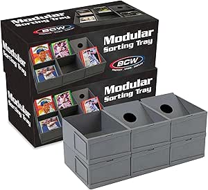 Amazon.com: BCW Modular Card Sorting Tray - 2ct | Customizable Display ...
