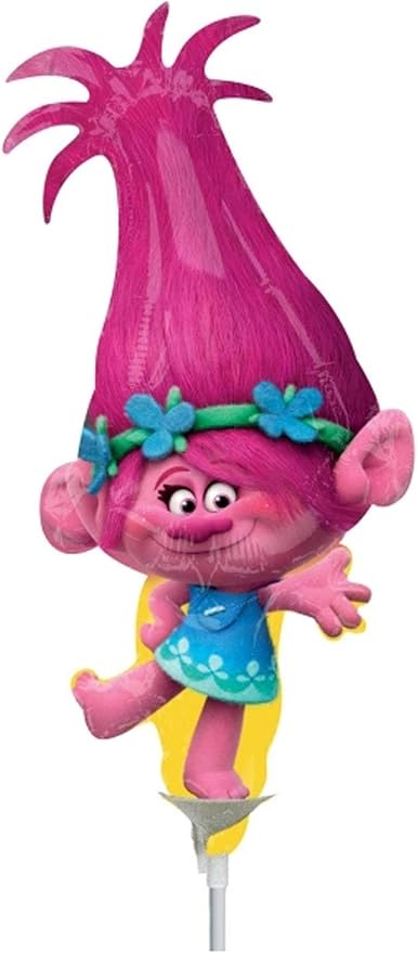 Amazon.com: 10 Trolls Poppy Balloons Birthday Party 14" Mini Shape ...