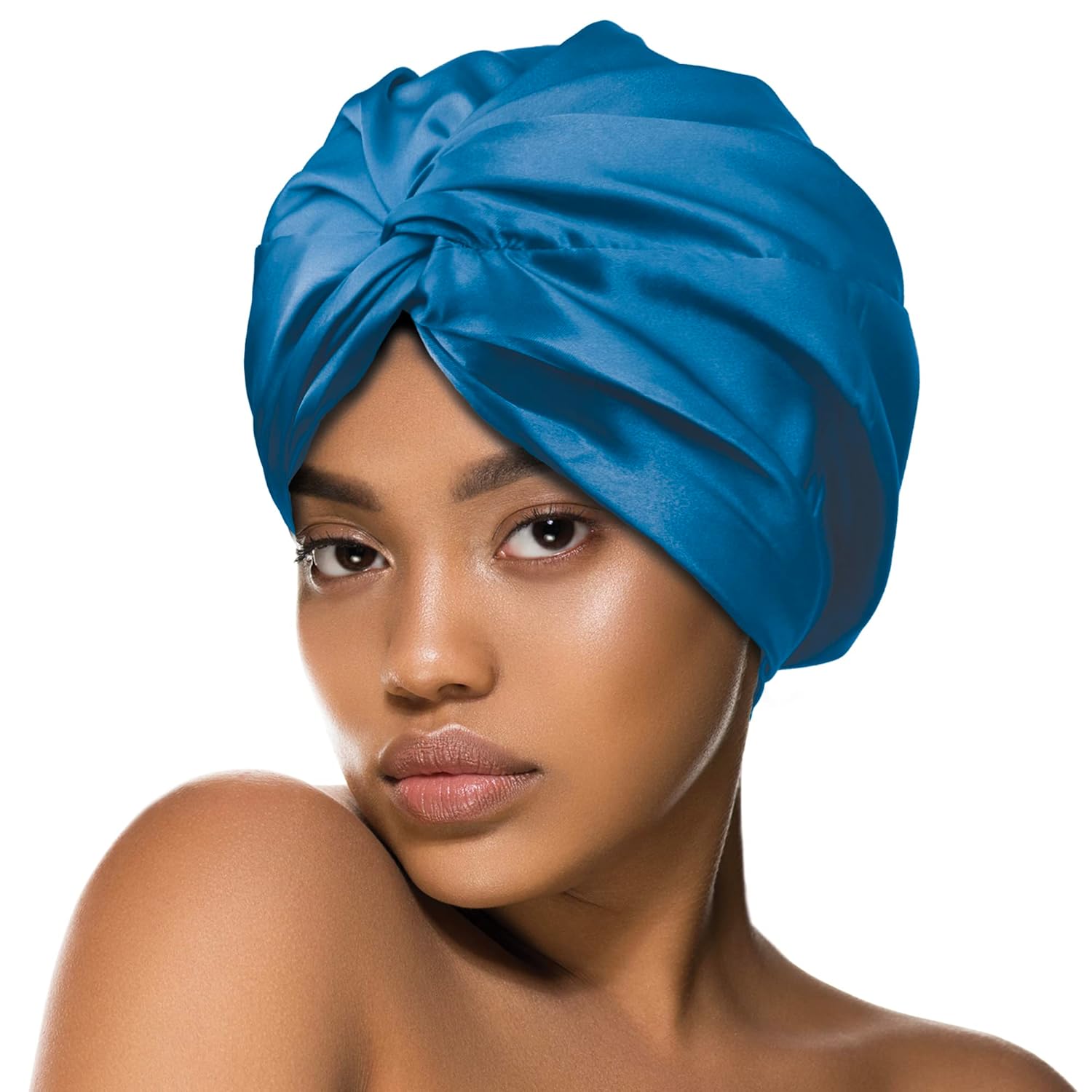 Amazon.com : Donna Reversible Silky Satin Sleep Turban Day & Night ...