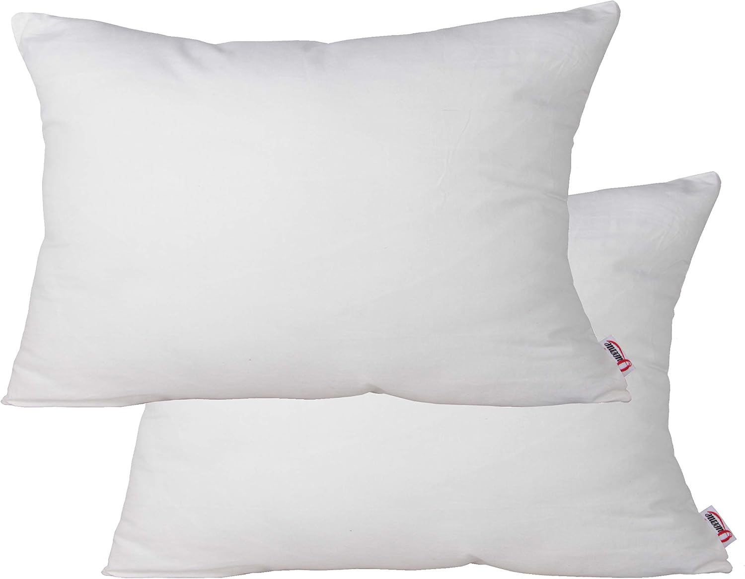 Queenie – 2 fundas de almohada decorativas de algodón de color sólido ...