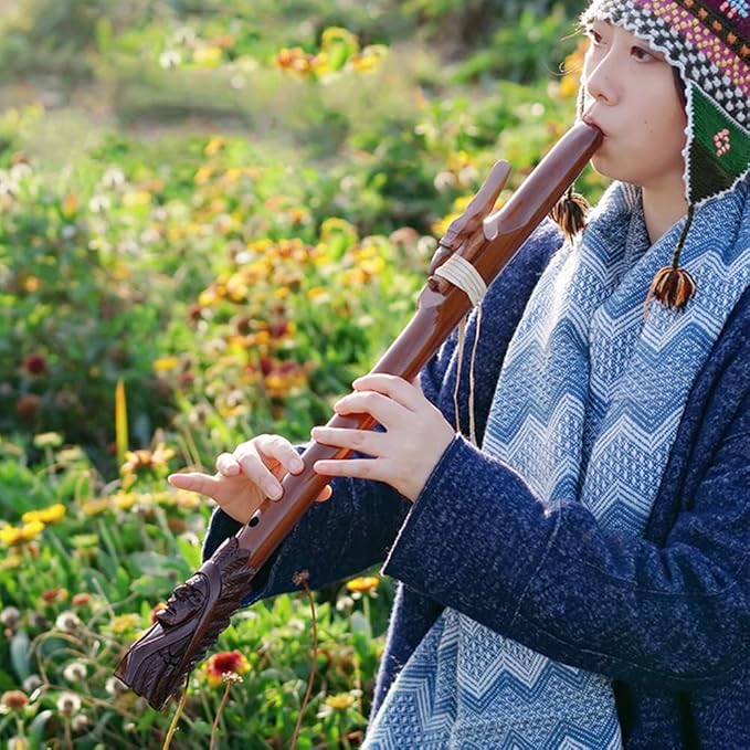 ZCBYBT Flûte Indienne, Flûte Péruvienne, Flûte À 6 Trous, Ton Mélodie : Amazon.fr: Instruments ...