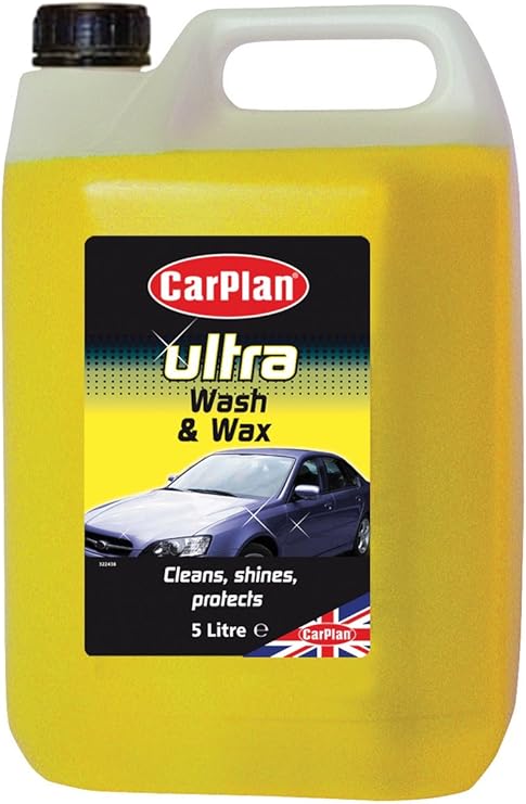 CarPlan POL102 Car Wash Shampoo and Wax Protective Layer 5L Ph Neutral ...