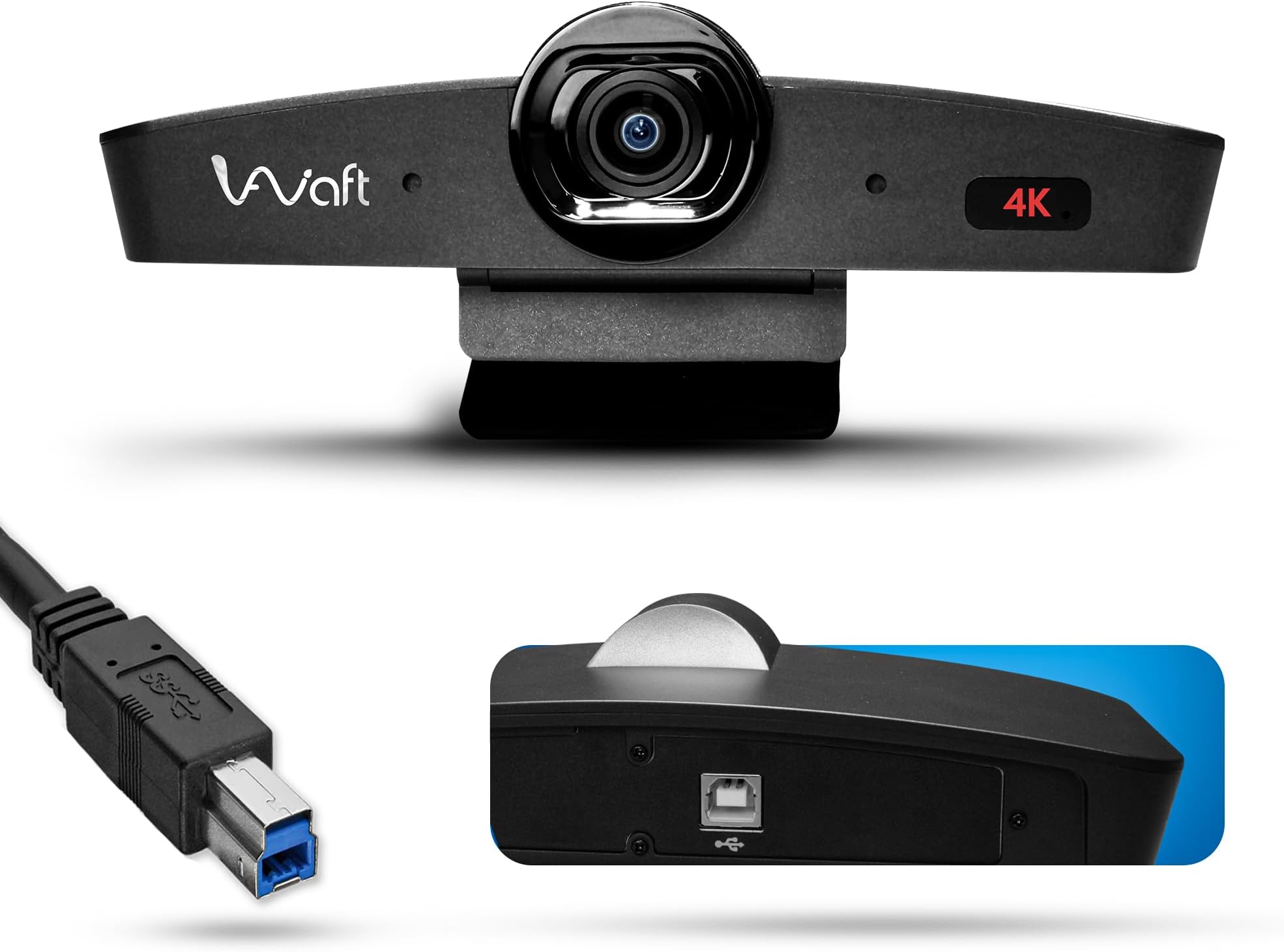 OBSBOT Tiny 2 Lite Webcam 4K PTZ, AI Tracking and Auto Focus, Web ...