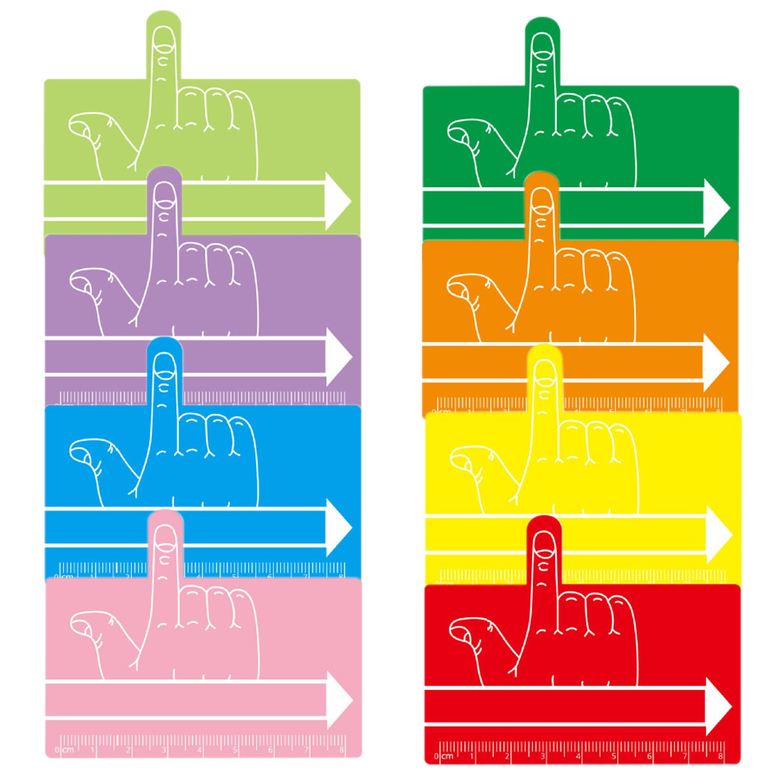 Amazon.com : Bagentry 8 Pcs Finger Spacers for Writing with Guided ...