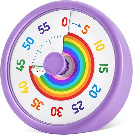 Amazon.com: HIPPIH Visual Timer for Kids, 60 Minute Countdown Timers ...