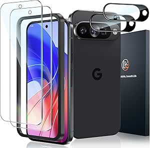 Amazon.com: LK 2 Pack for Google Pixel 10 Screen Protector with 2 Pack Camera Lens Protector ...