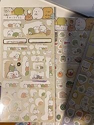 Amazon.com: 8 Sheet Colorful Sticker 500+ Adhesive Sticker Decorative ...