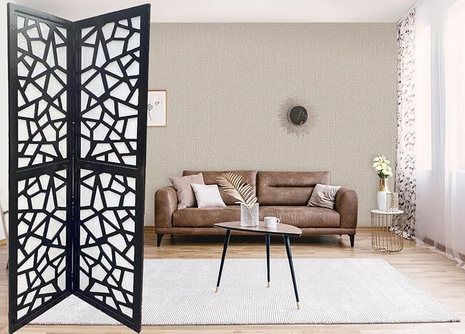 Musa Kazim Wooden Partition/Wall Screen/Room Divider/for Living Room ...
