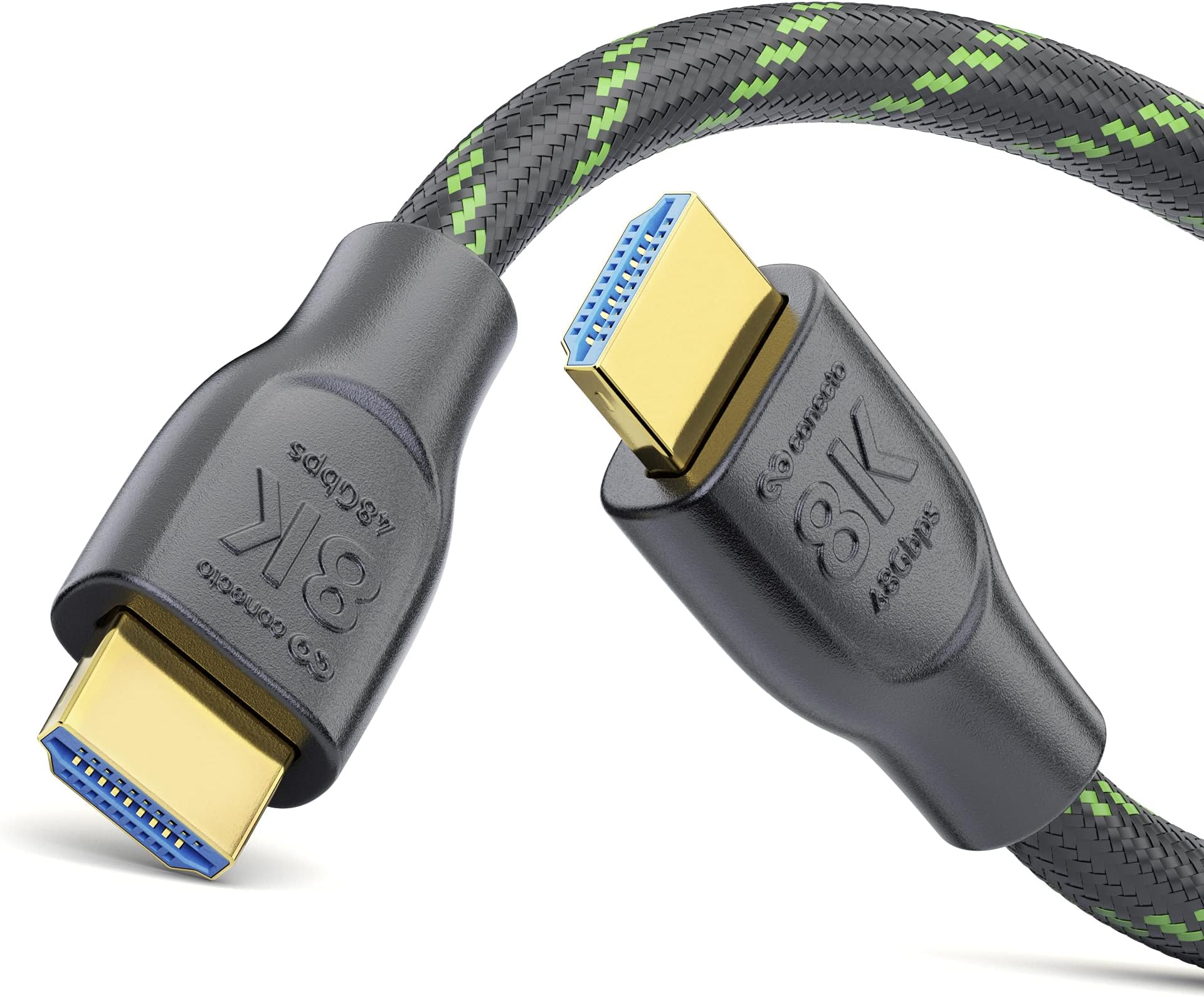 conecto câble HDMI 2.1, 8K UltraHD, câble HDMI 8K 60 Hz / 4K 120 Hz ...