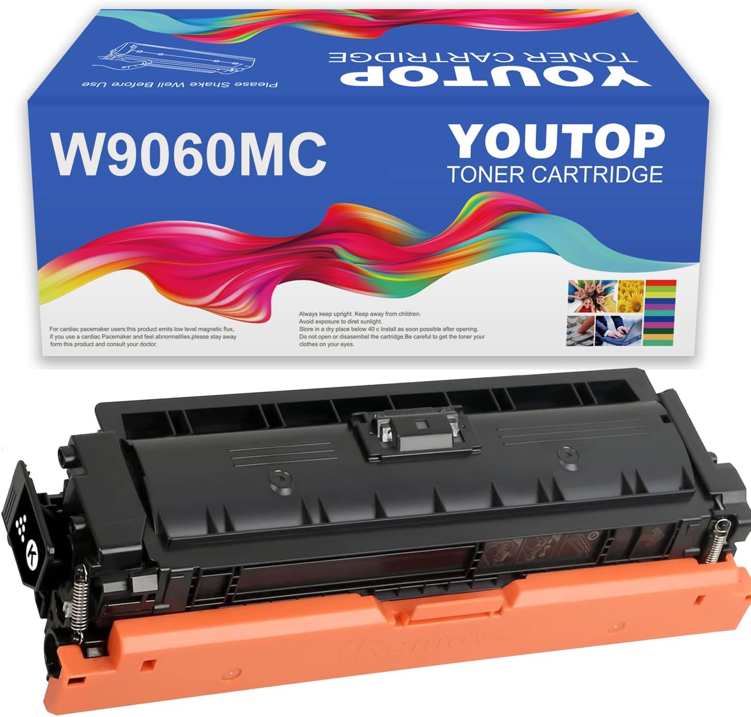 Amazon.com: YOUTOP Remanufactured W9060MC Toner Cartridge Black ...