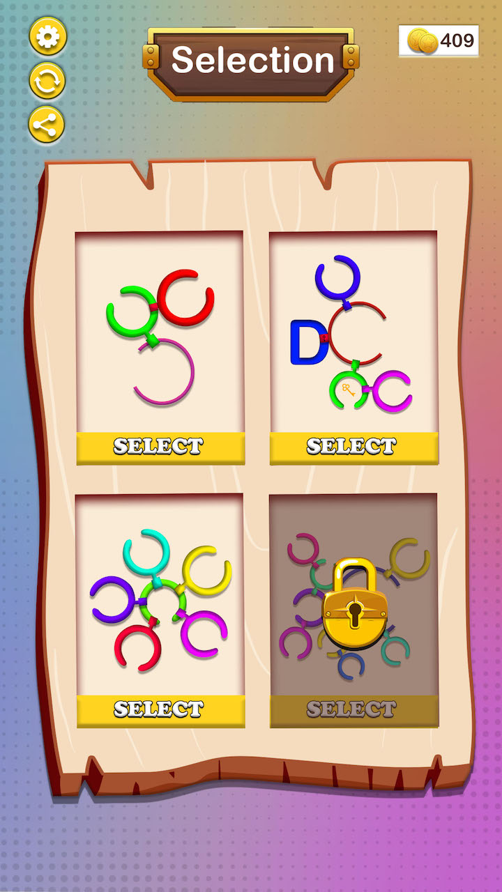 Rotate Rings Lock Sorting Game - Merge Land Rotate Circles 3D Rotate Your Finger On Rings ...