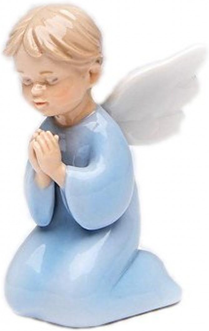 Amazon.com: Cosmos 10321 Fine Porcelain Praying Boy Angel Figurine, 3-3 ...