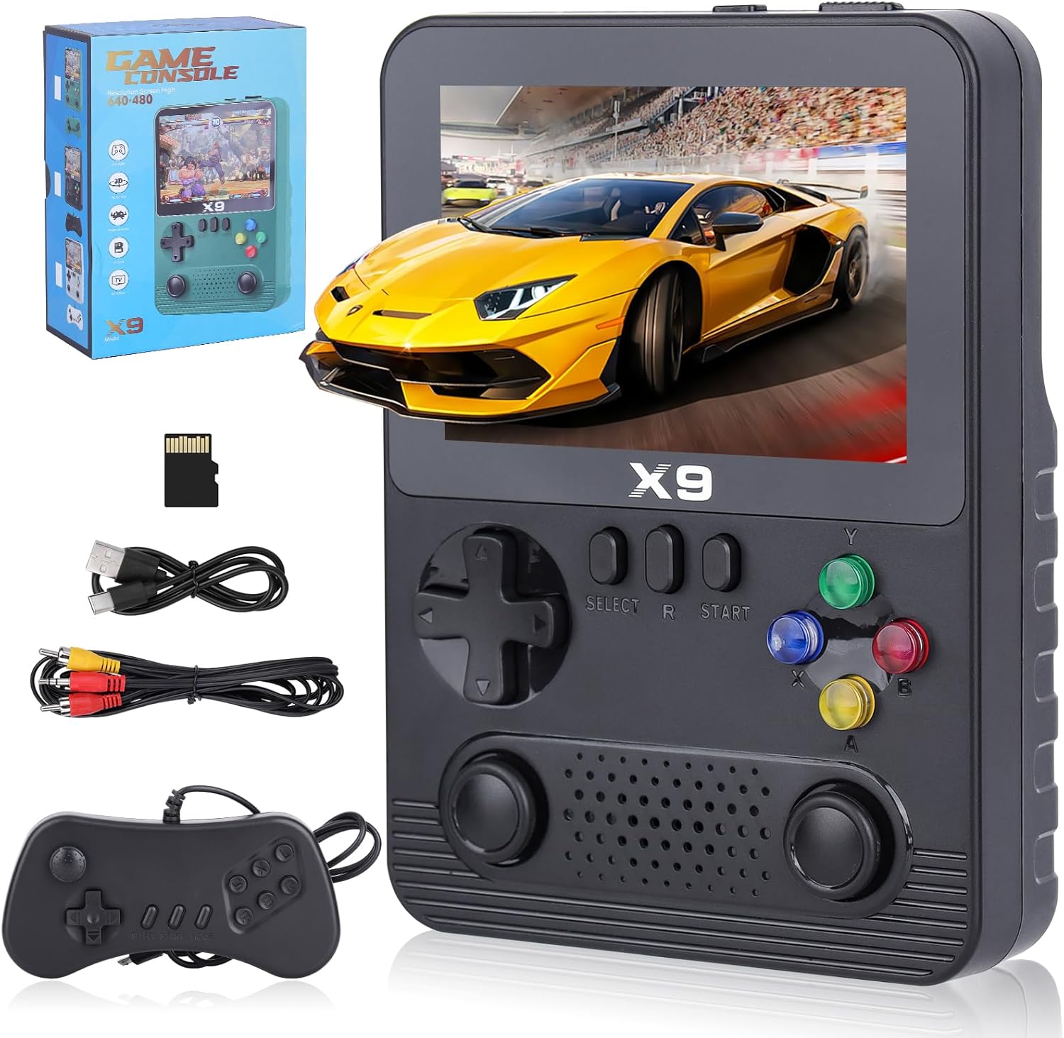 Amazon.com: Handheld Game Console, Retro Game Console with Gamepad ...