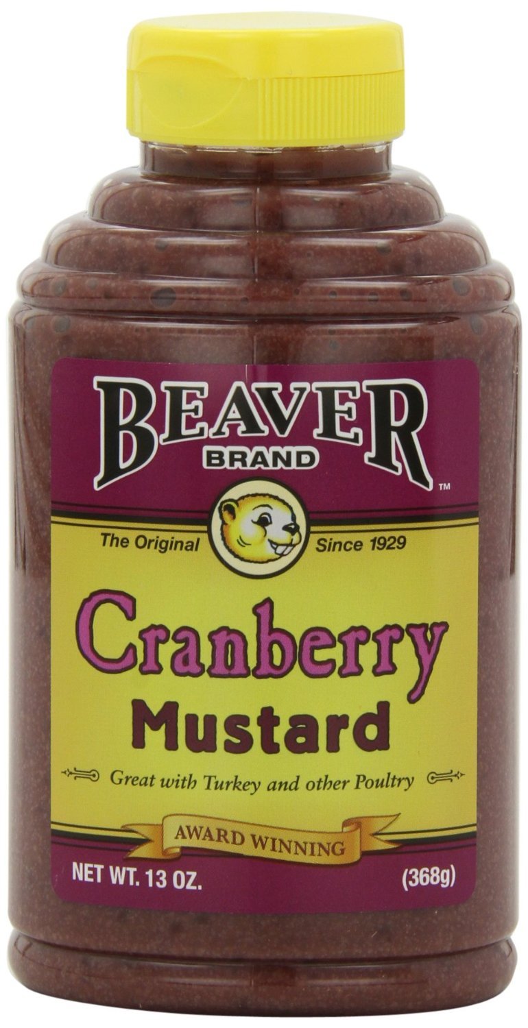Amazon.com : Beaver Honey Cranberry Mustard, 13 oz : Horseradish ...