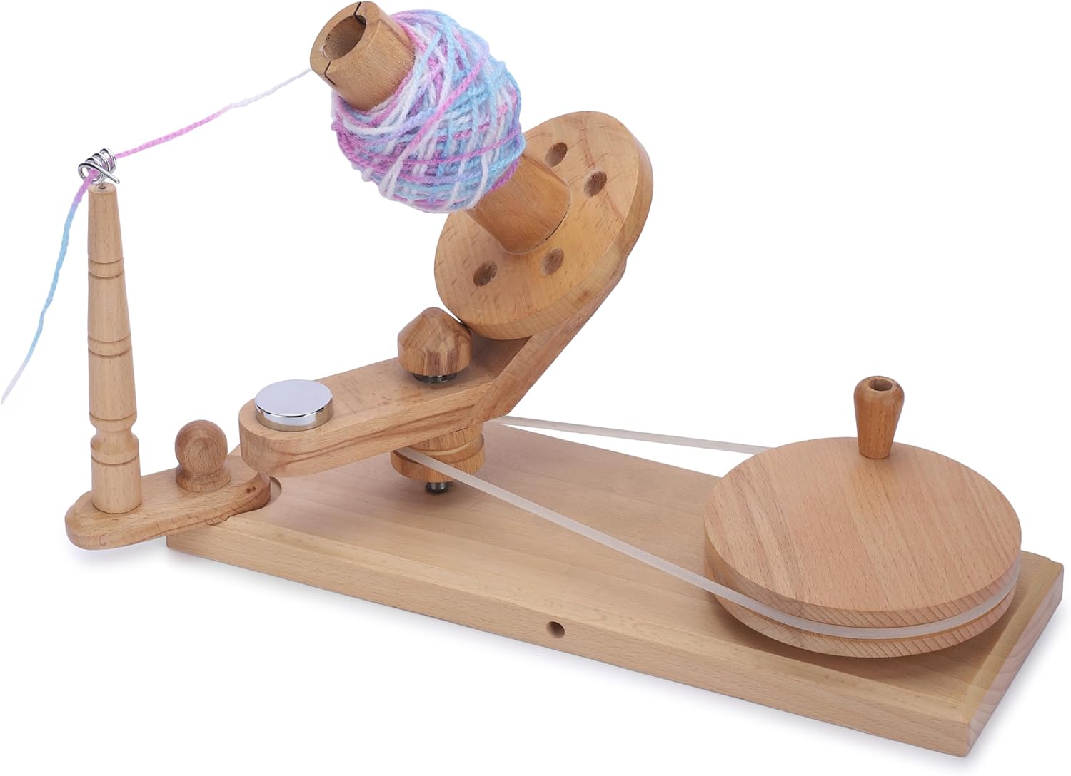 Ajuny Wooden Handcrafted Yarn Ball Winder Large Yarn Winder for ...