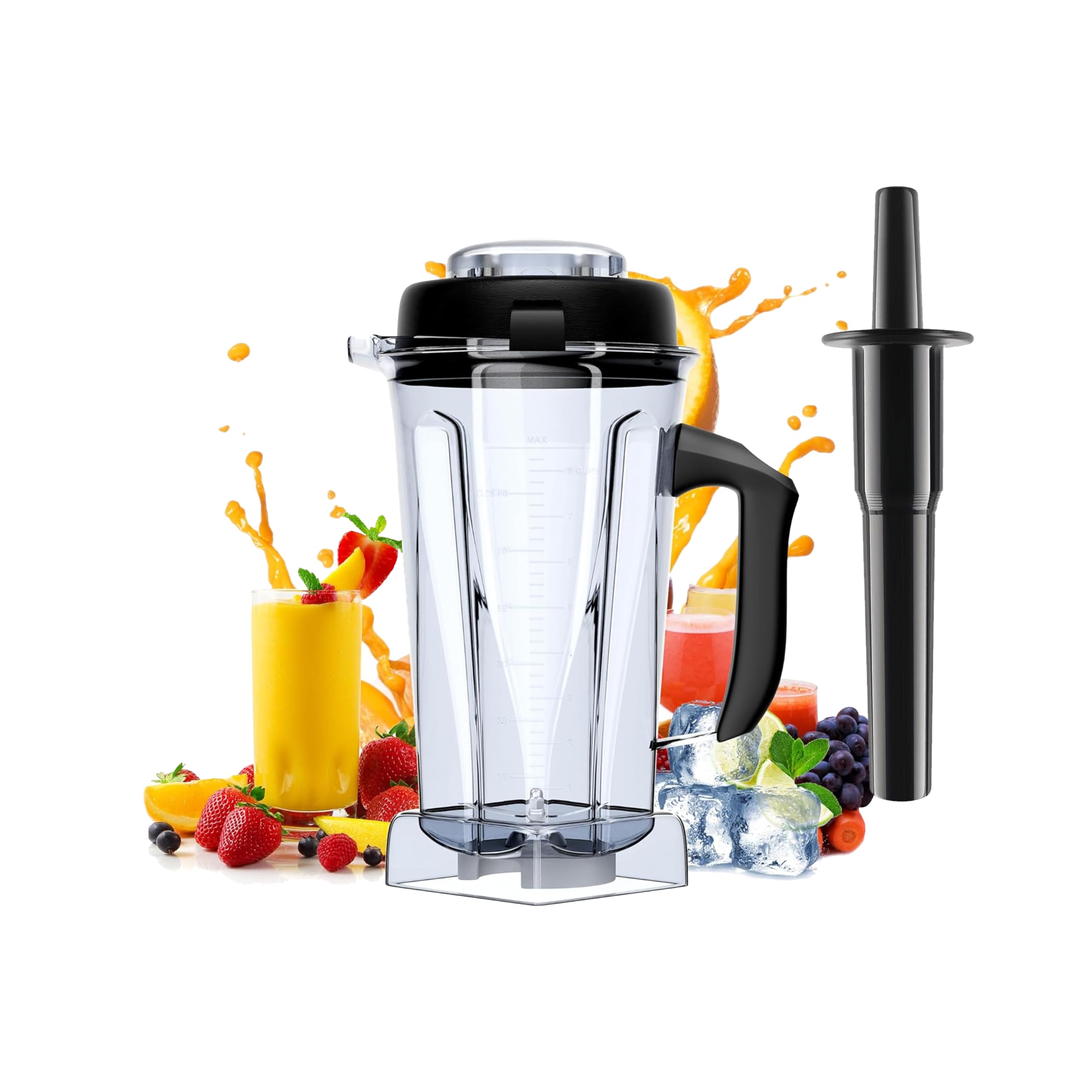 For 64oz Vitamix Blender Pitcher with Tamper, for vitamix replacement ...