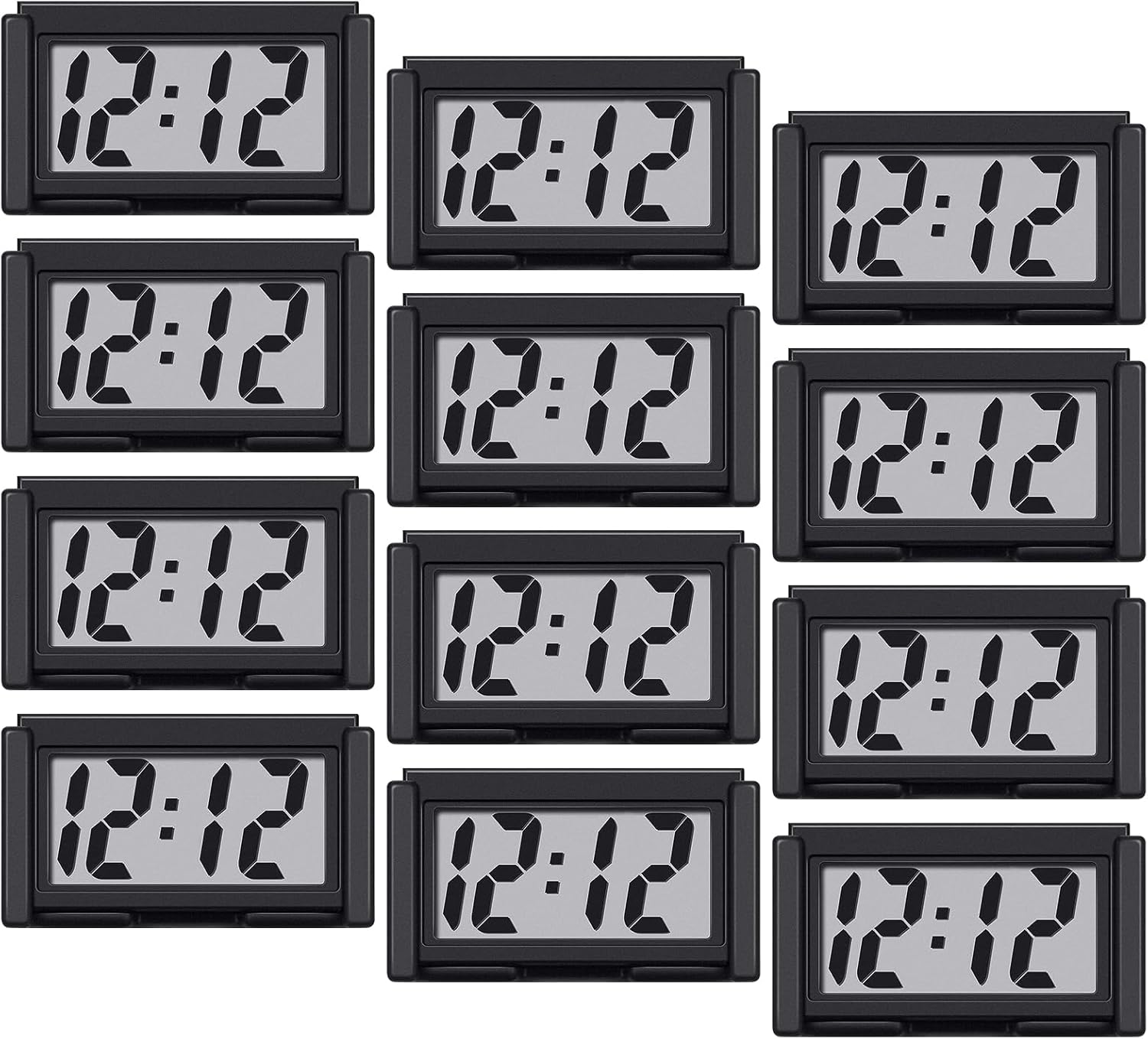 Amazon.com: Shudyear Small Digital Clock， with Jumbo LCD Time & Day ...