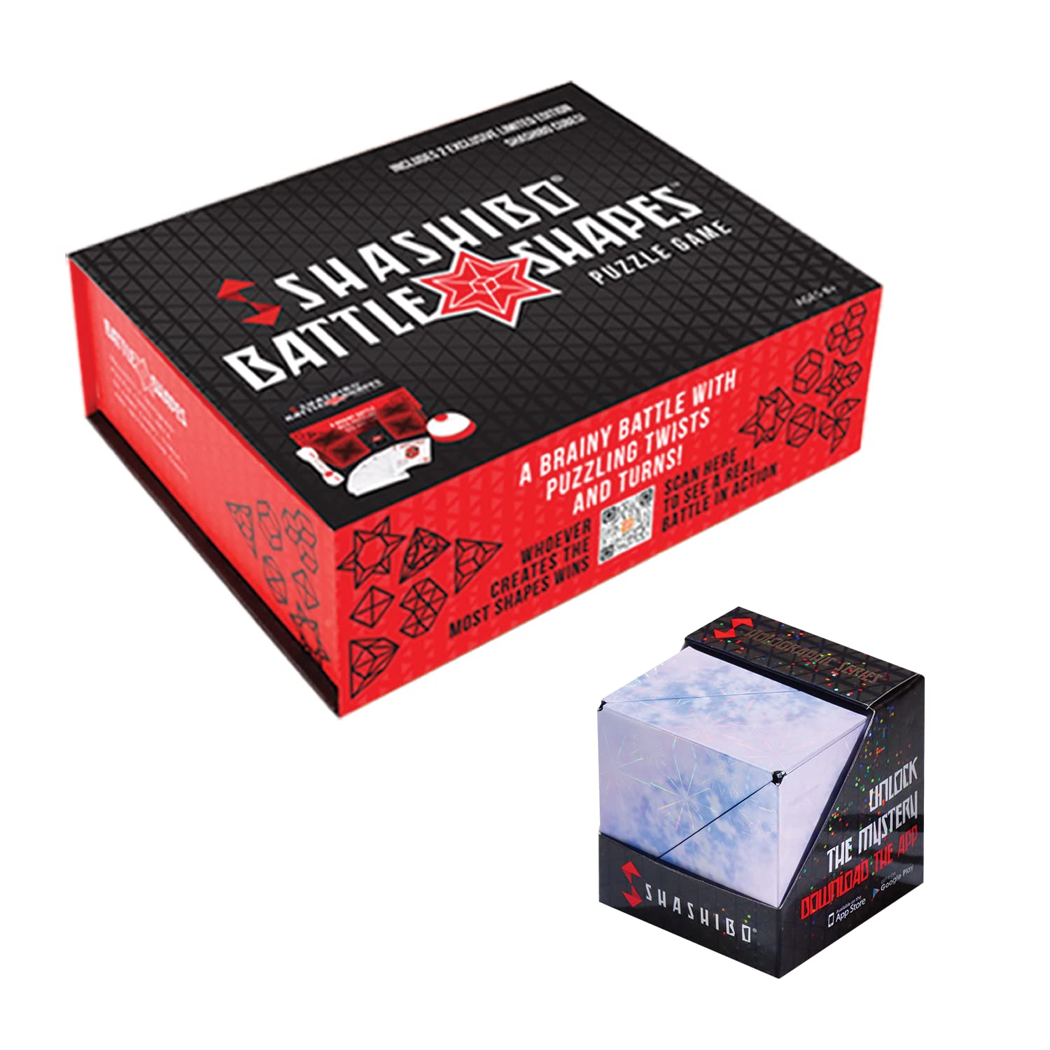 Amazon.com: SHASHIBO Bundle - Shashibo Battle Shapes Magnetizing Puzzle ...