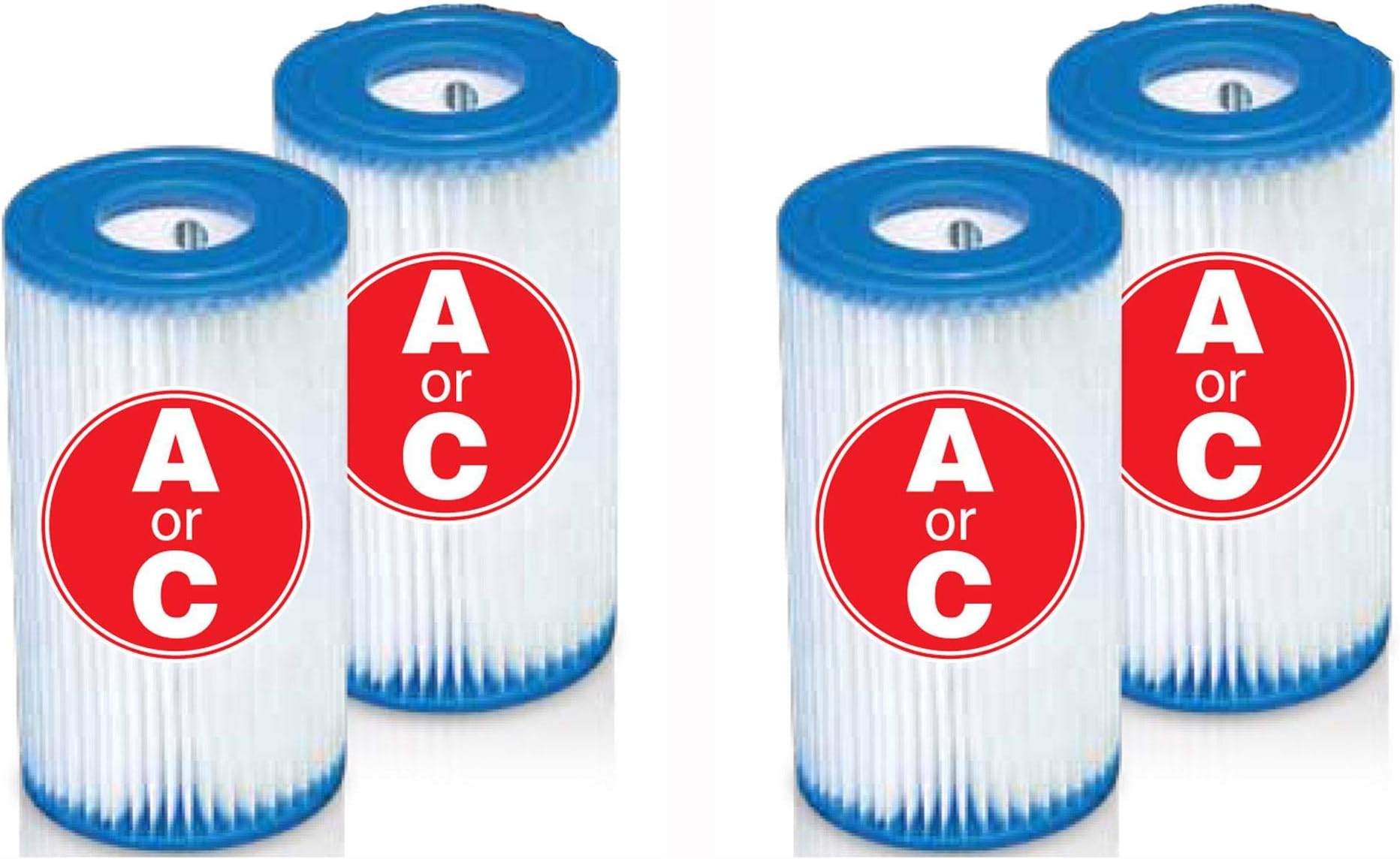 Amazon.com : Intex Easy Set Swimming Pool Type A or C Filter ...