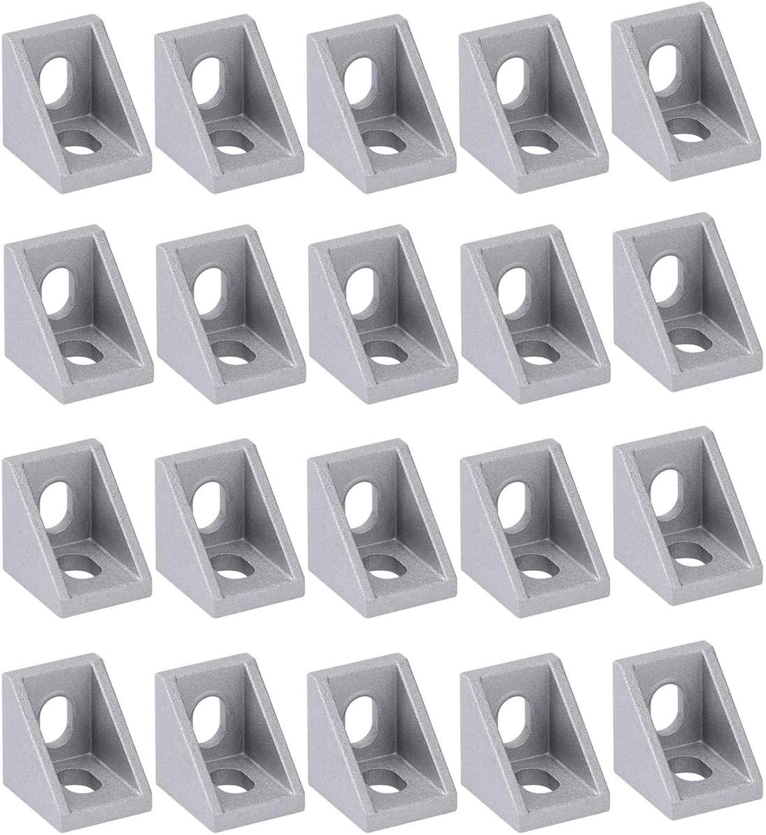 Amazon.com: AConnet 2020 Corner Bracket 40PCS Aluminum Extrusion Corner ...