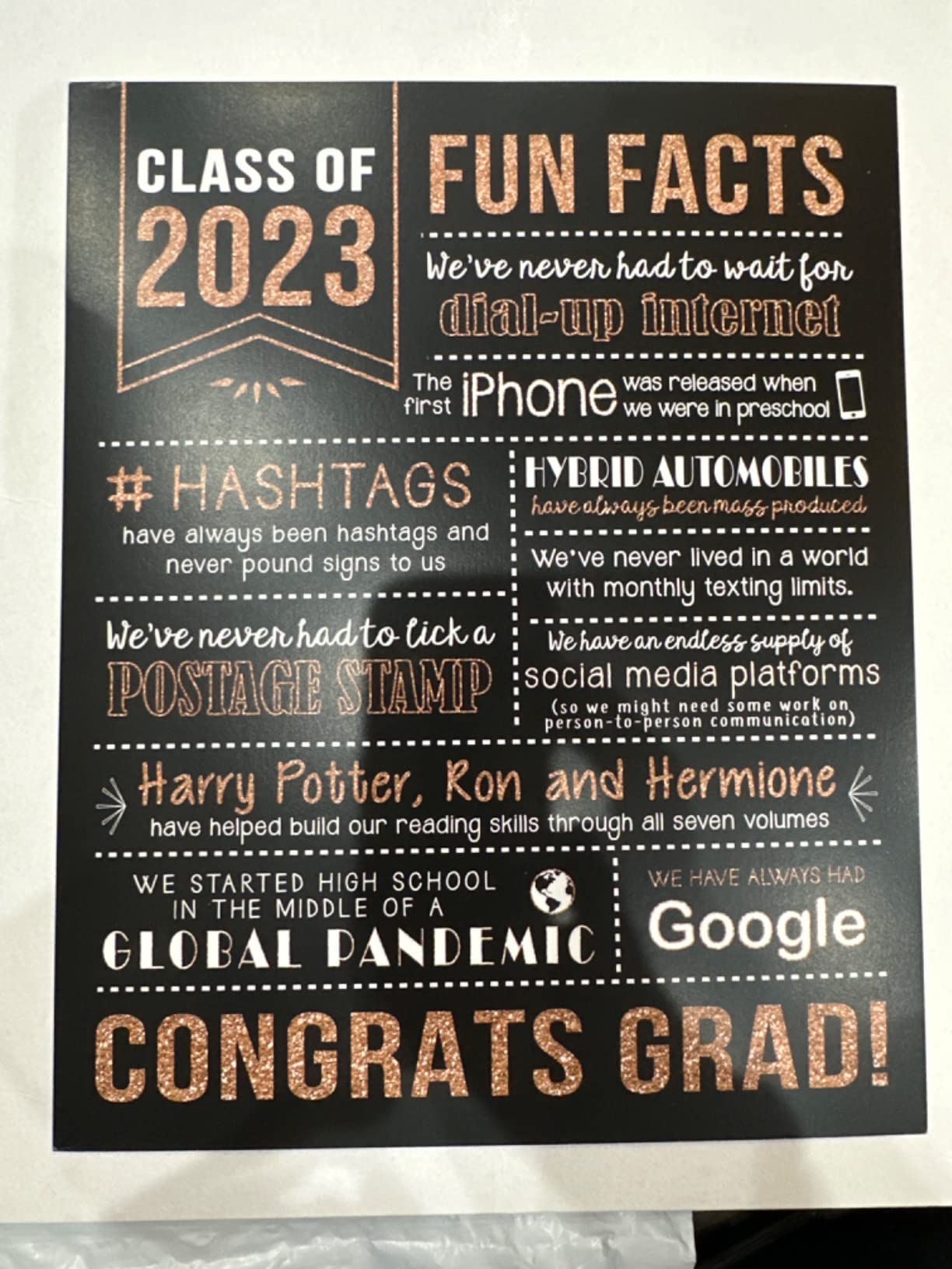 Amazon.com: Katie Doodle Rose Gold 2023 Graduation Party Decorations ...