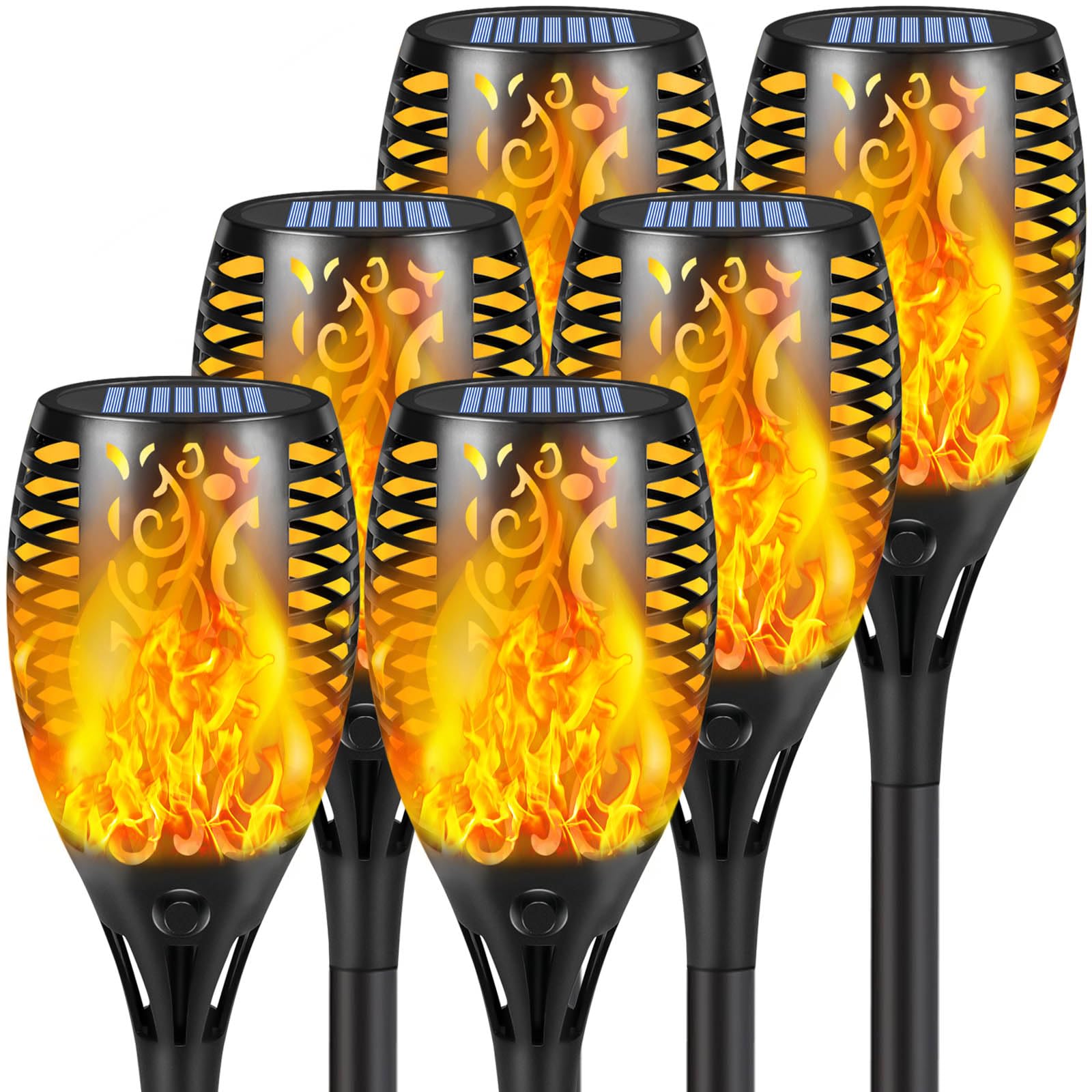 Snapklik.com : Solar Lights For Outside 41" 6 PackSuper Larger ...