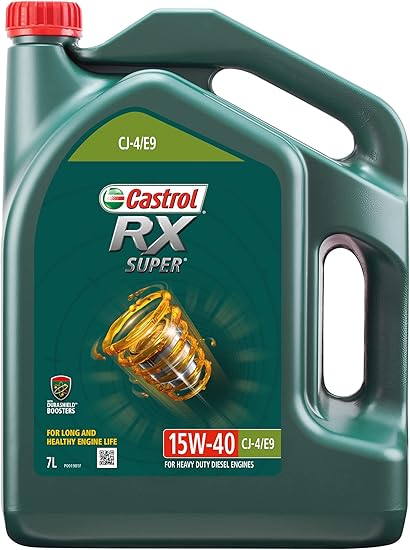 Castrol 15W-40 CJ-4/E9 RX Super Engine Oil 7 Litre : Amazon.com.au ...