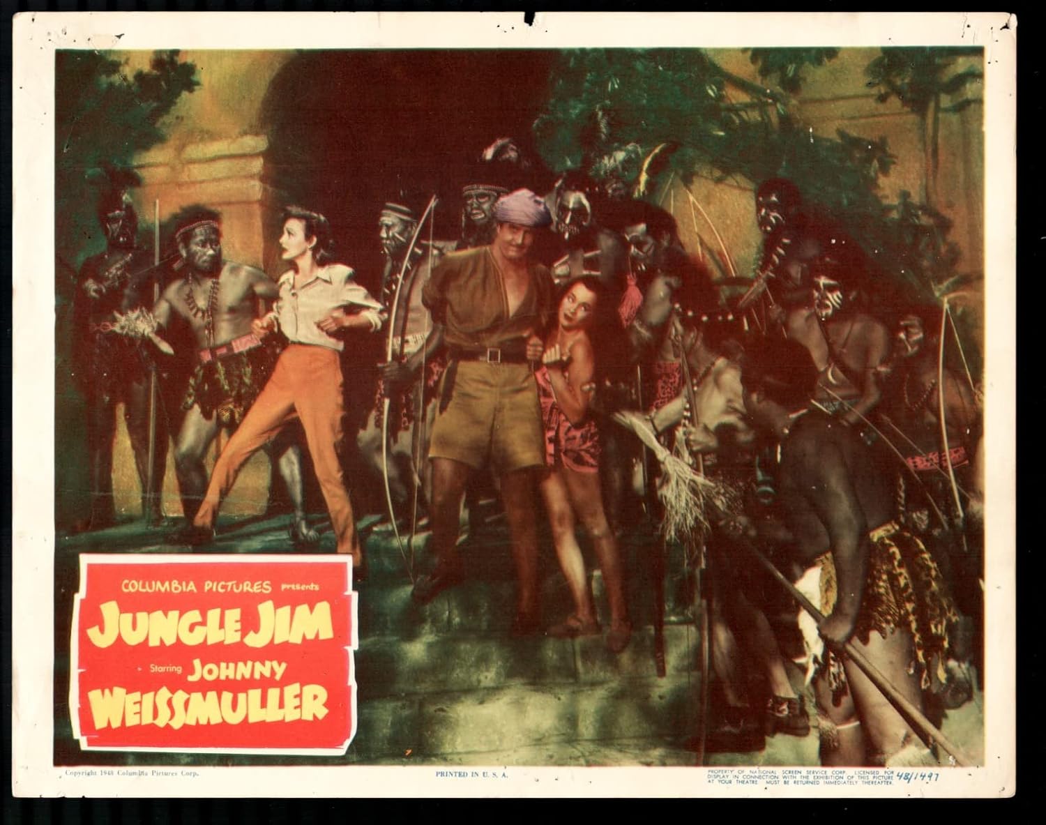 Amazon.com: MOVIE POSTER: Jungle Jim 11"x14" Lobby Card #7 Johnny ...