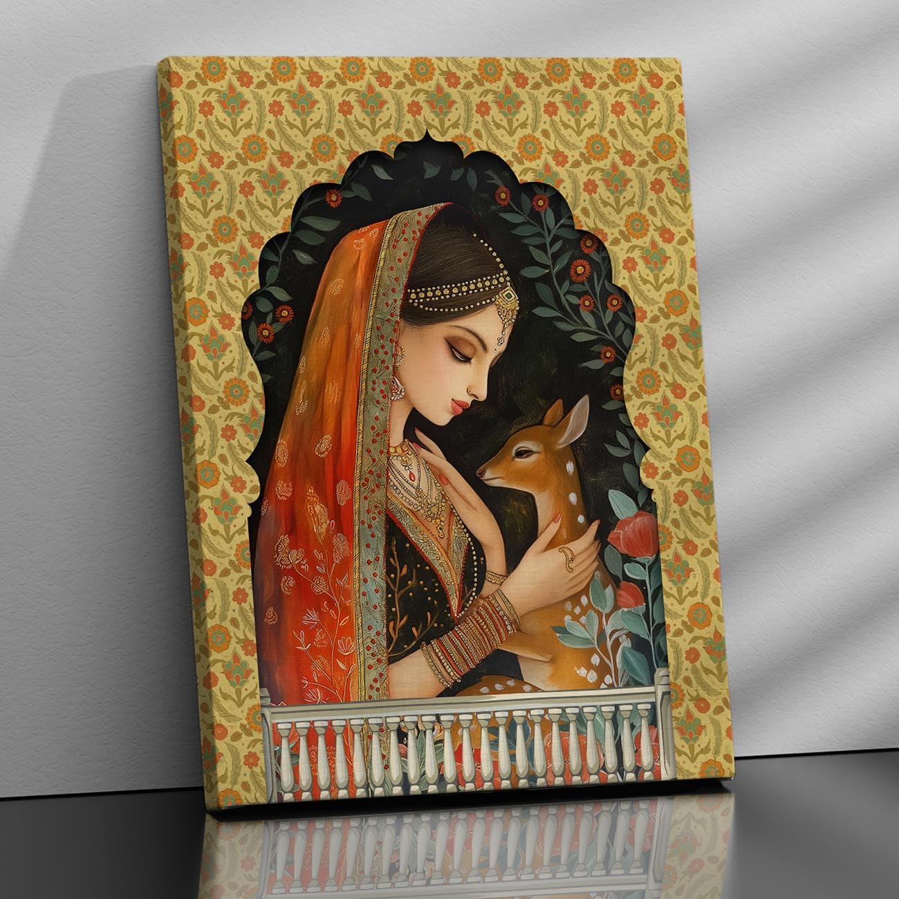 Traditional Indian Art Painting Affection 1