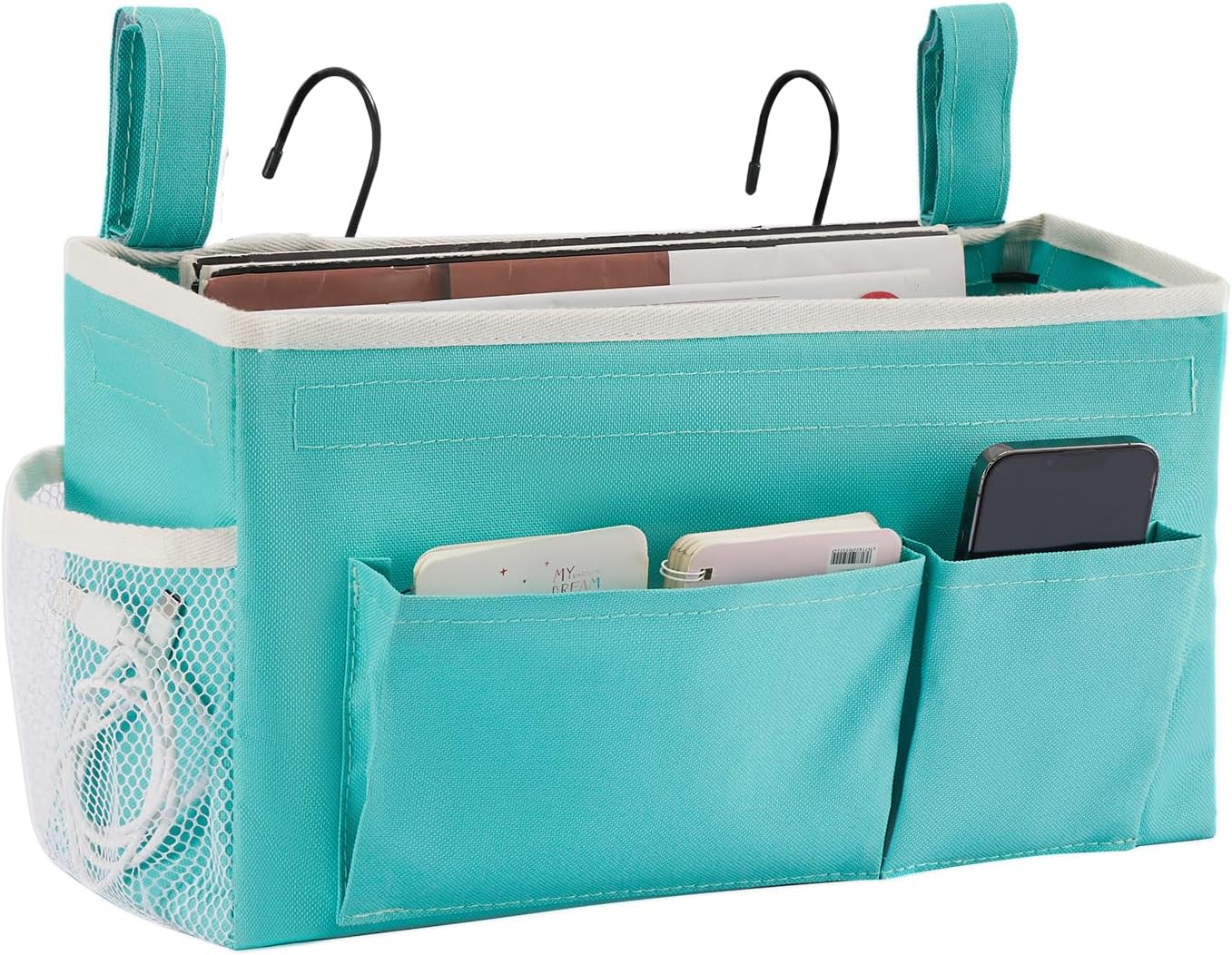Amazon.com: YFZHLIU Bedside Caddy Hanging Bed Organizer Storage Bag for ...