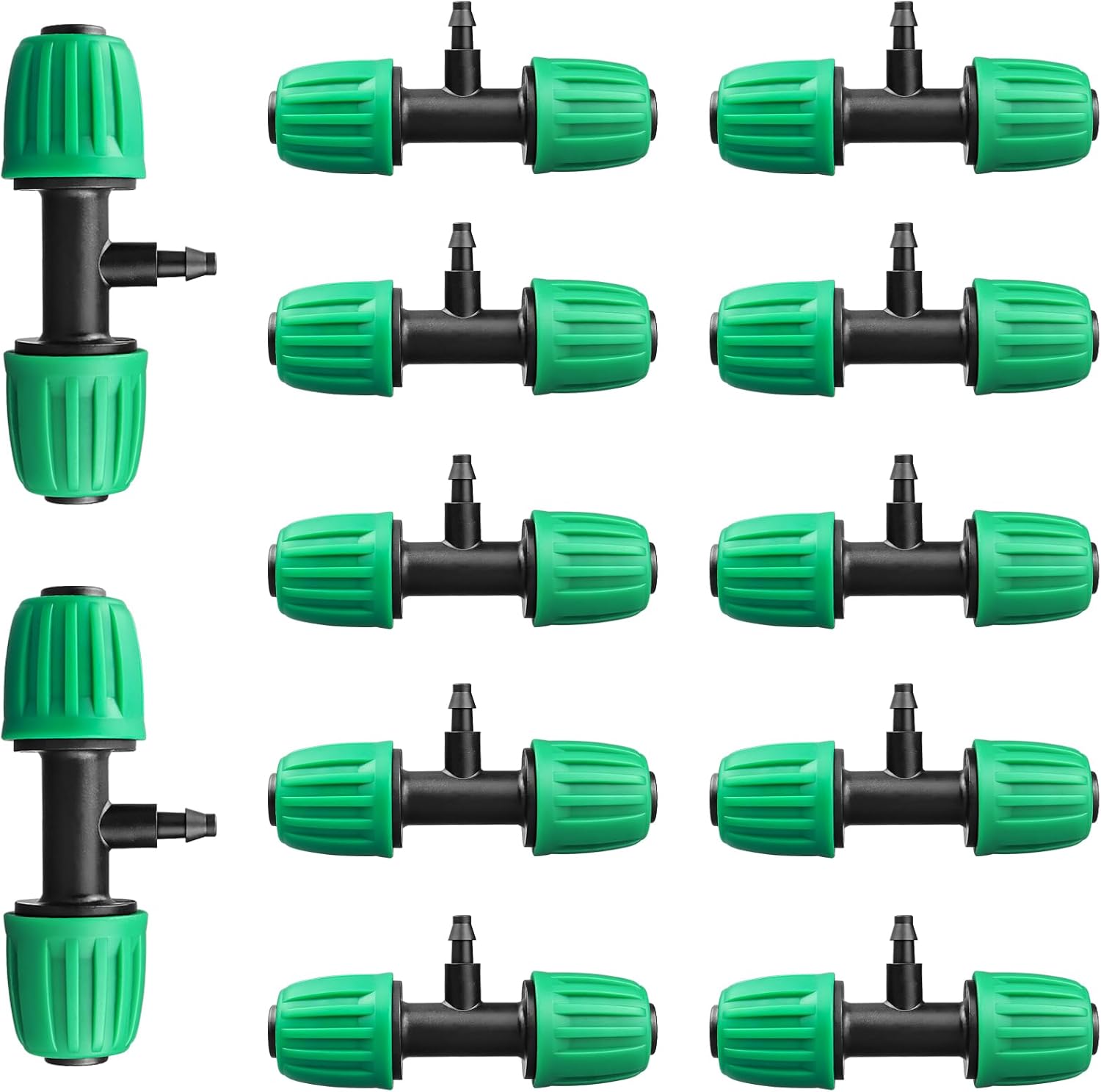 Amazon.com : JOYPRO Drip Irrigation Fittings for 1/2 Inch to 1/4 Inch ...