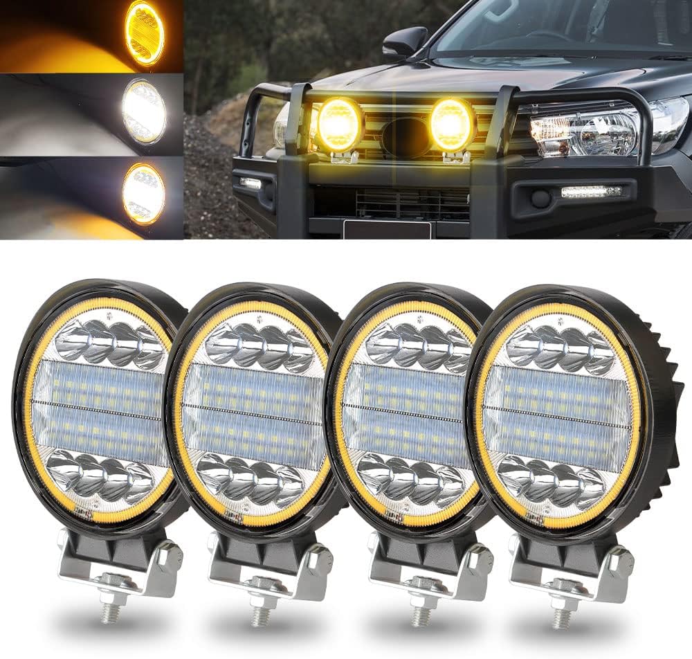 Amazon.com: LED Light Pods,KaiDengZhe 72W 4.5" LED Work Light with ...