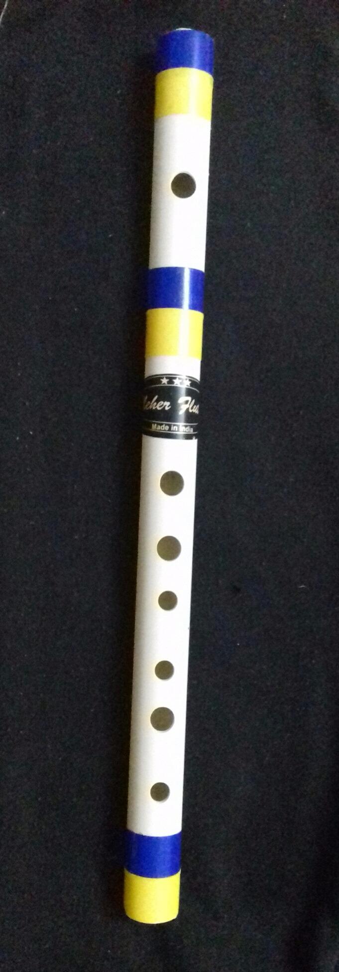Traverse Flute (Bansuri) (Tonic : Hindustani Safed-3, Western E) PVC ...