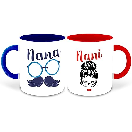 Buy exciting Lives - Nana Nani Grandparents Ceramic Mugs - Gift For ...