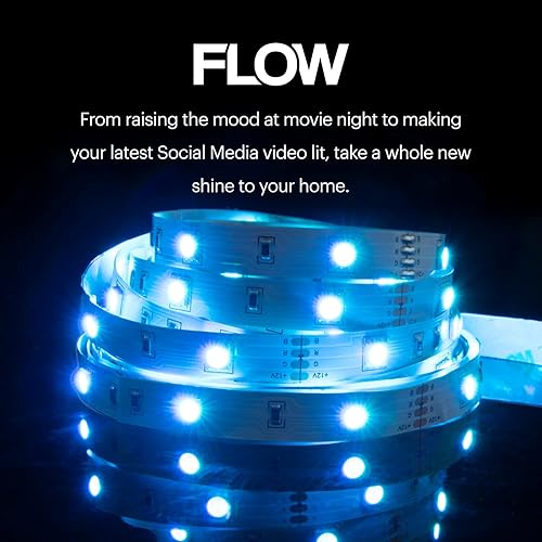 Snapklik.com : Amber Flow LED Light-Up Strips, 64-Foot Long Strip, RGB ...