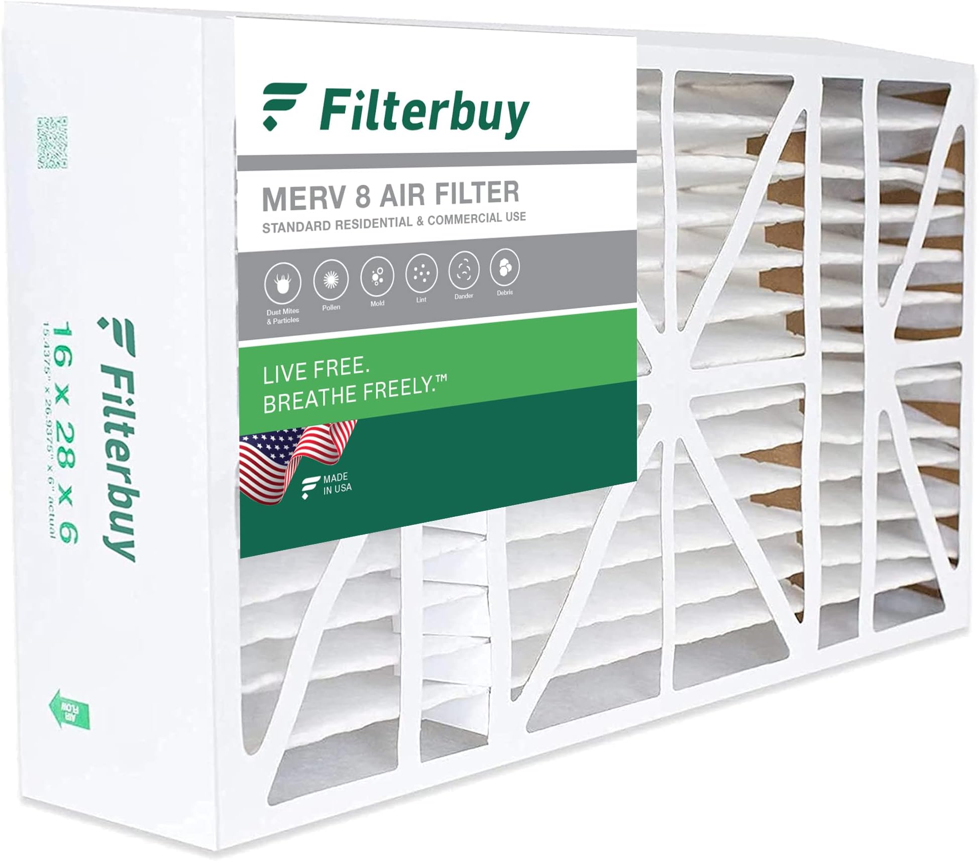 Honeywell - POPUP2400 POPUP Air Filter 16" x 28" x 6" MERV 11 - 2 Pack ...