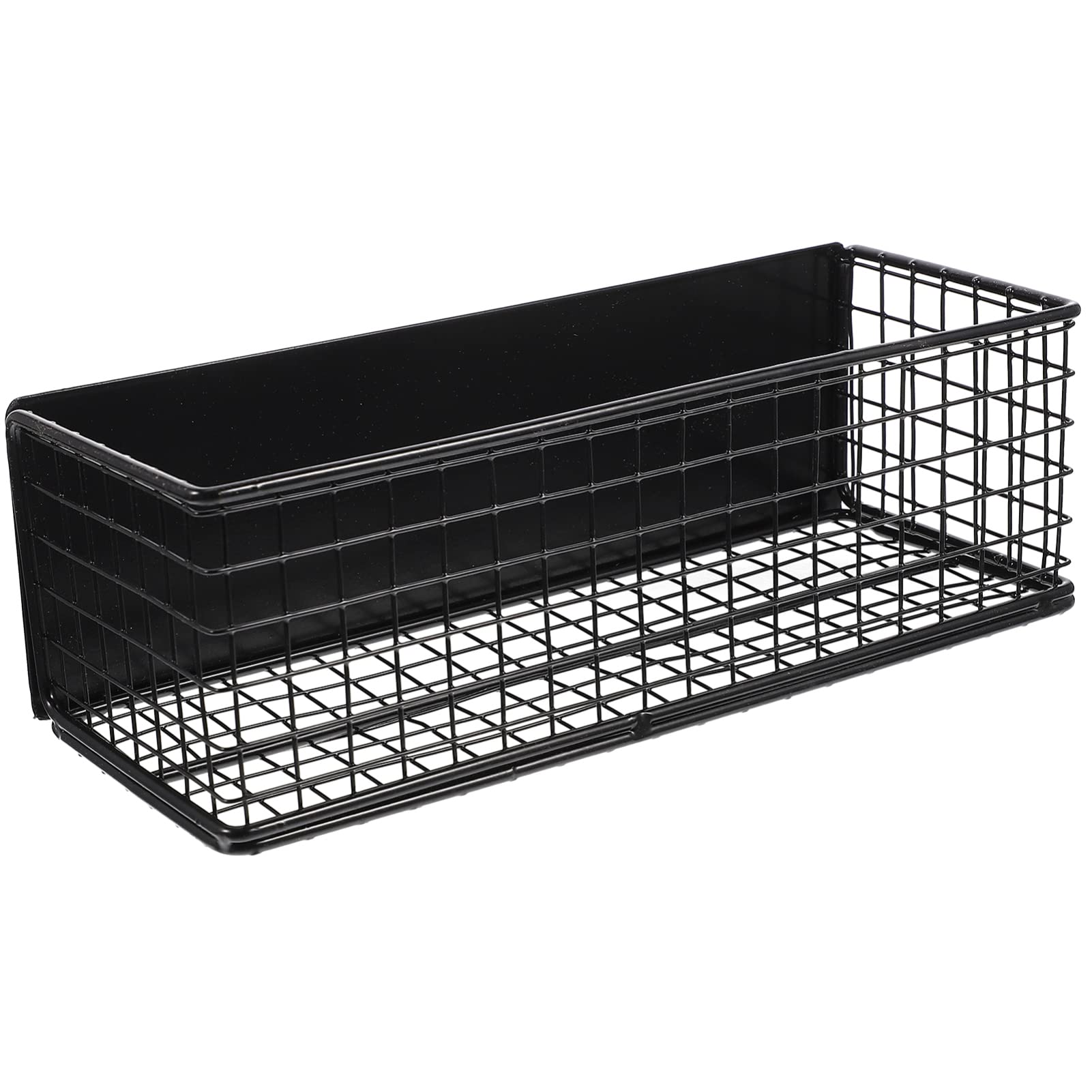 Amazon.com - OUNONA Wire Mesh Magnetic Storage Basket Trash Container ...