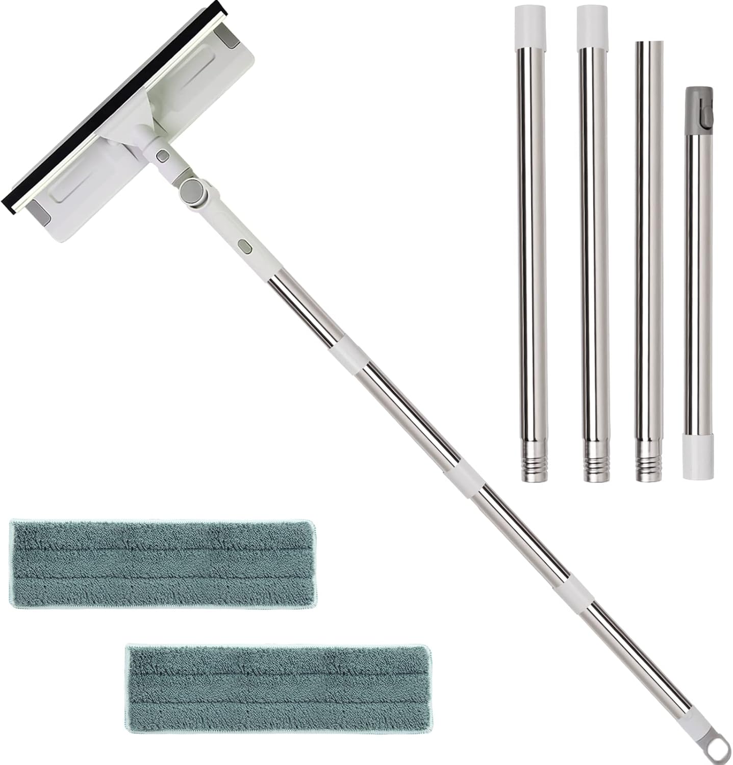 Amazon.com: Coopvivi Window Squeegee, 2 in 1 Window Cleaning Combo Tool ...