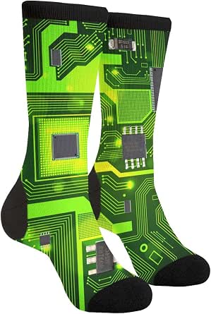 Amazon.com: Programmer Programming Novelty Crew Socks Crazy Socks For ...