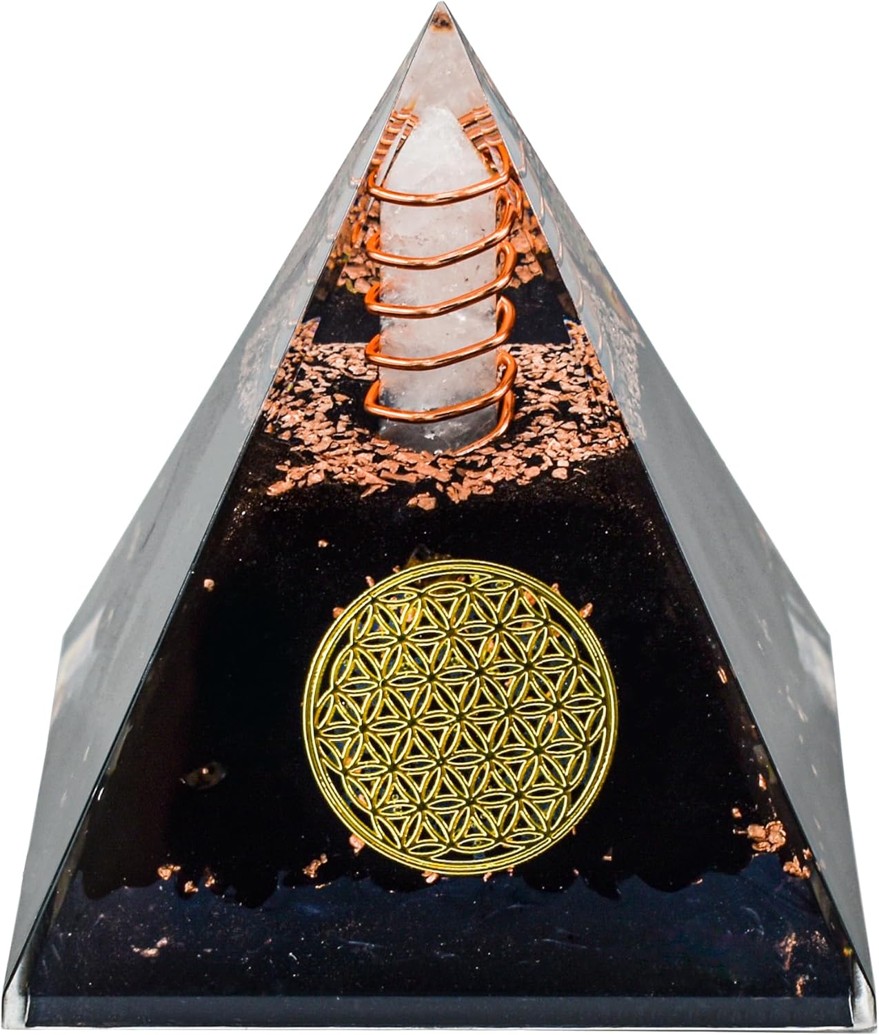 MrMrKura Orgone Pyramid丨Black Tourmaline Organite Orgone Pyramids for ...