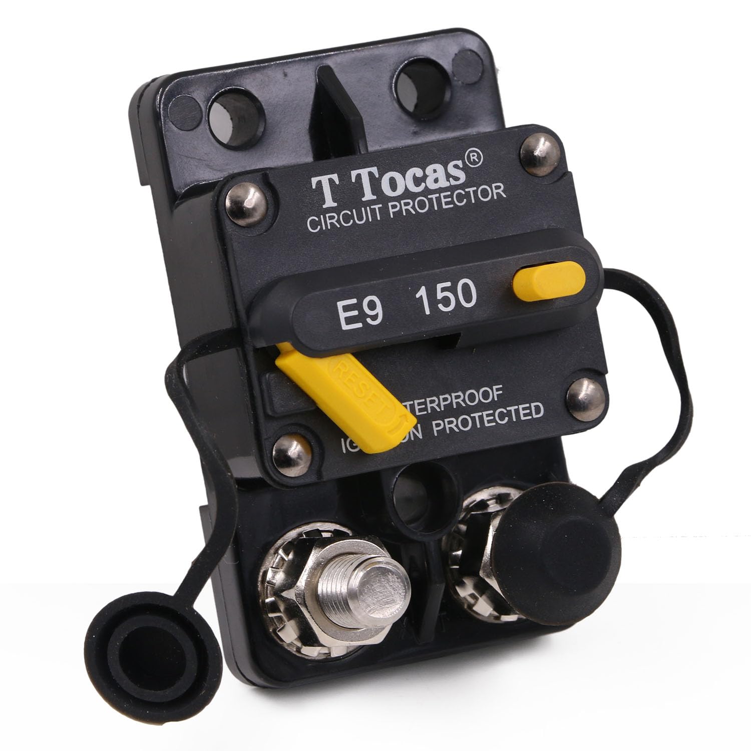 Snapklik.com : T Tocas E9 150A Amp Circuit Breaker Double 3/8" Studs