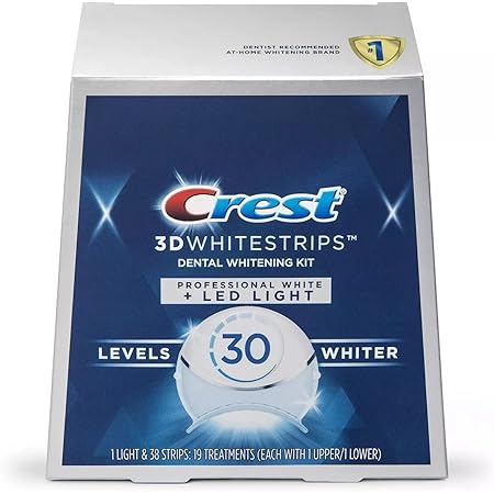 Amazon.com: Crest 3D Whitestrips, Radiant Express with LED Accelerator ...