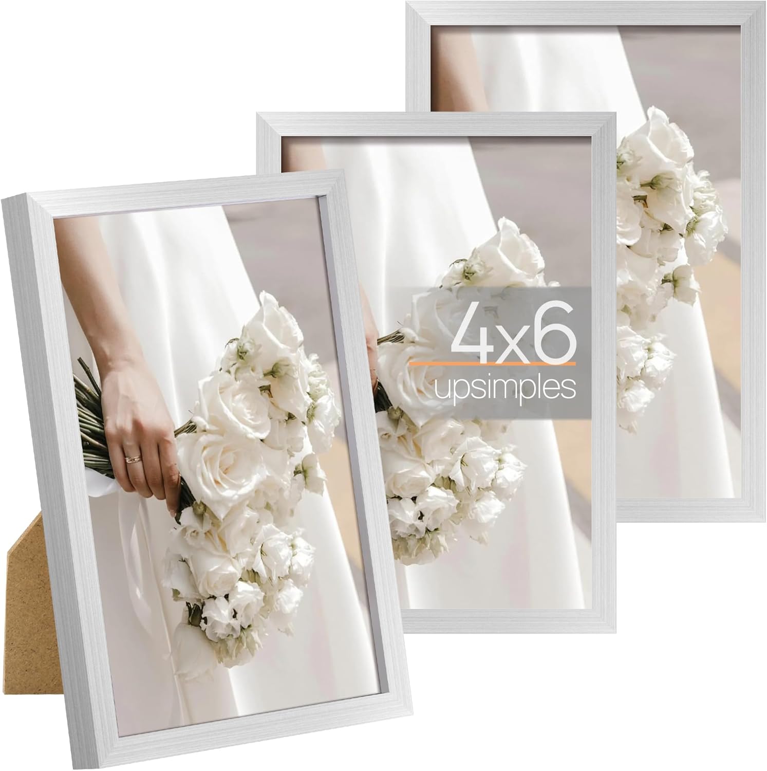 Amazon.com - upsimples 4x6 Picture Frame Set of 3, Made of High ...