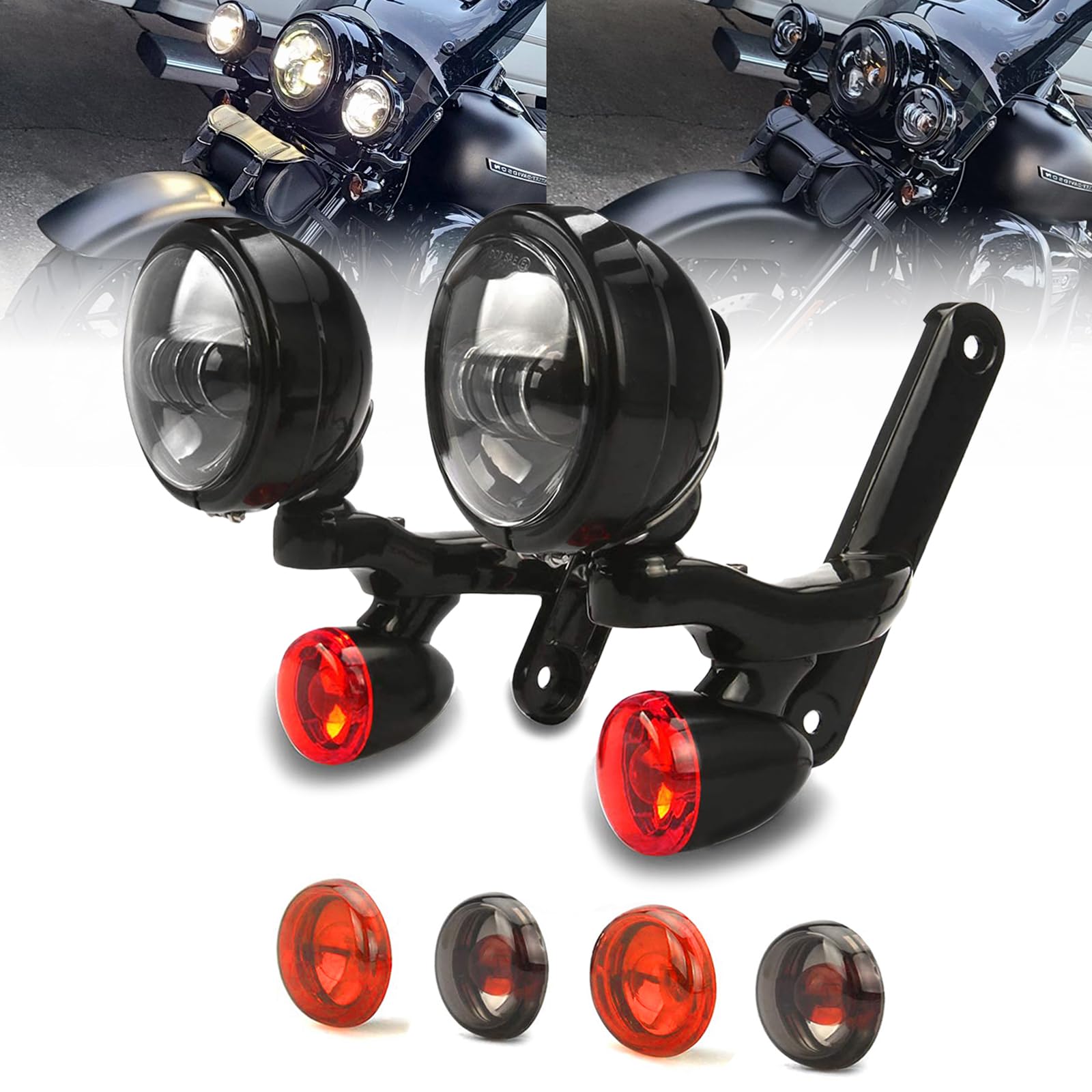 Harley Auxiliary Lights Harley Davidson Driving Lights | JPCycles.com