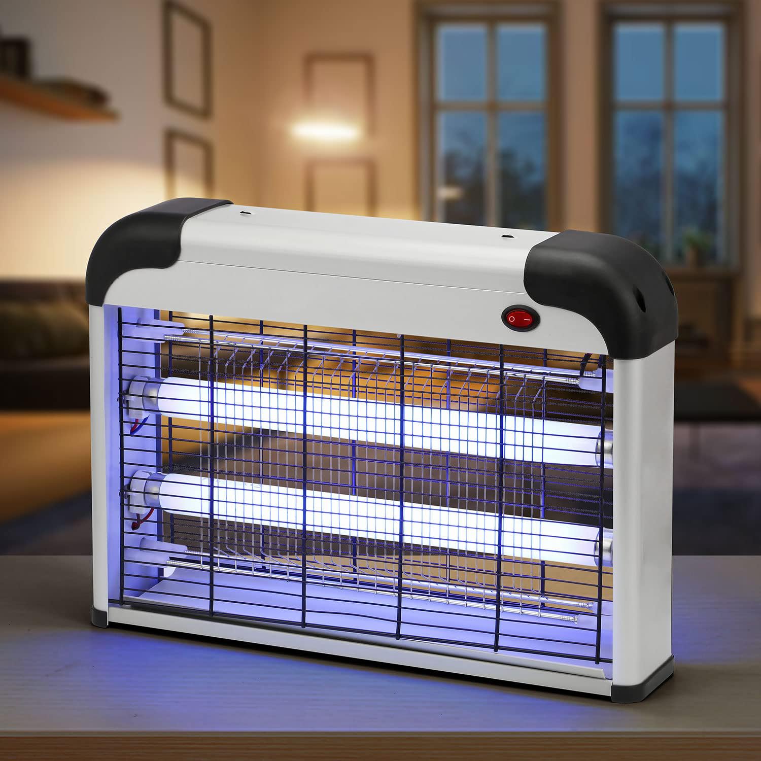 Top Home Solutions® 20W Fly Zapper - Hanging Electric Insect Killer with 2 UV Bright Tubes ...