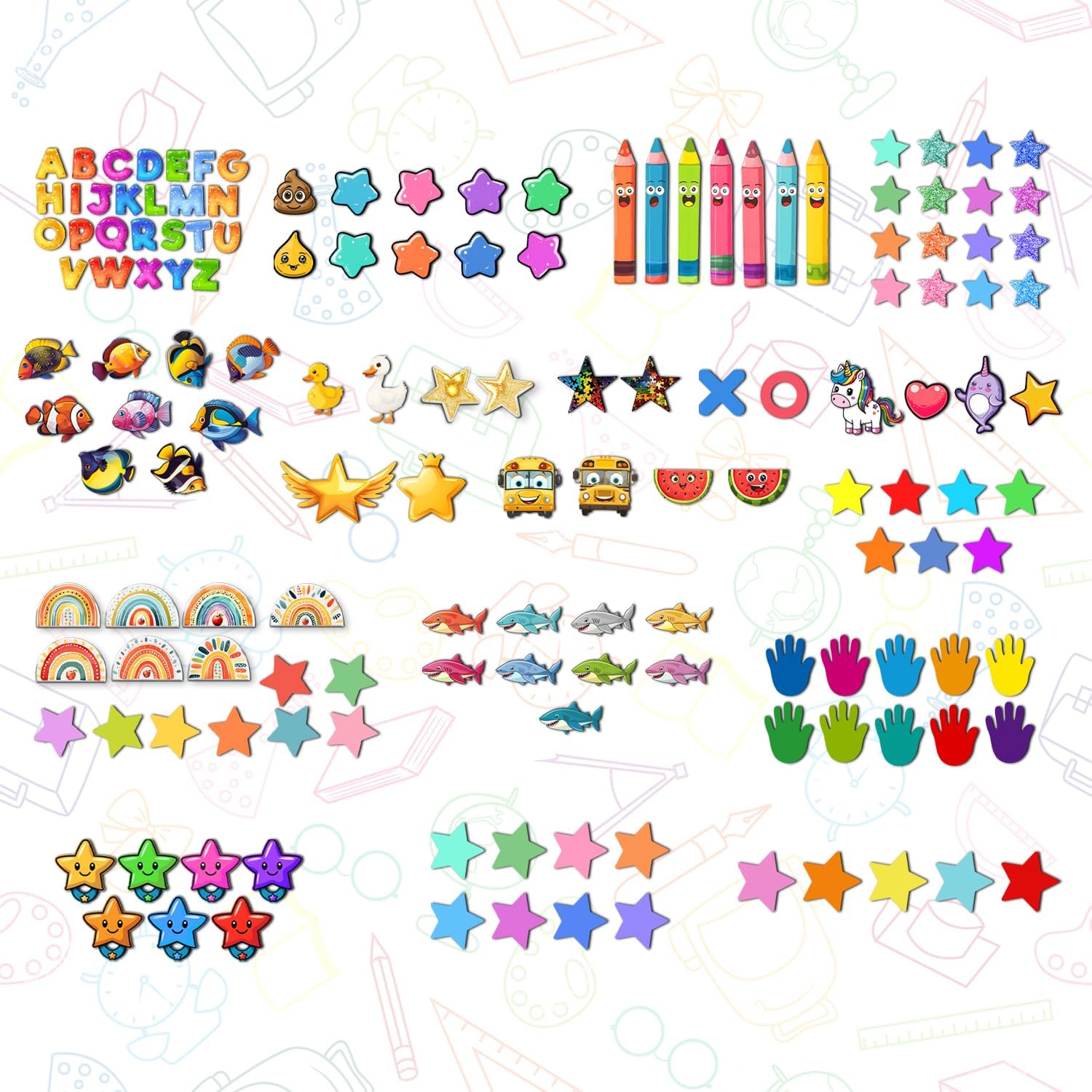 Amazon.com: Extra Tokens for Classroom Reward Jar Magnetic, Large ...