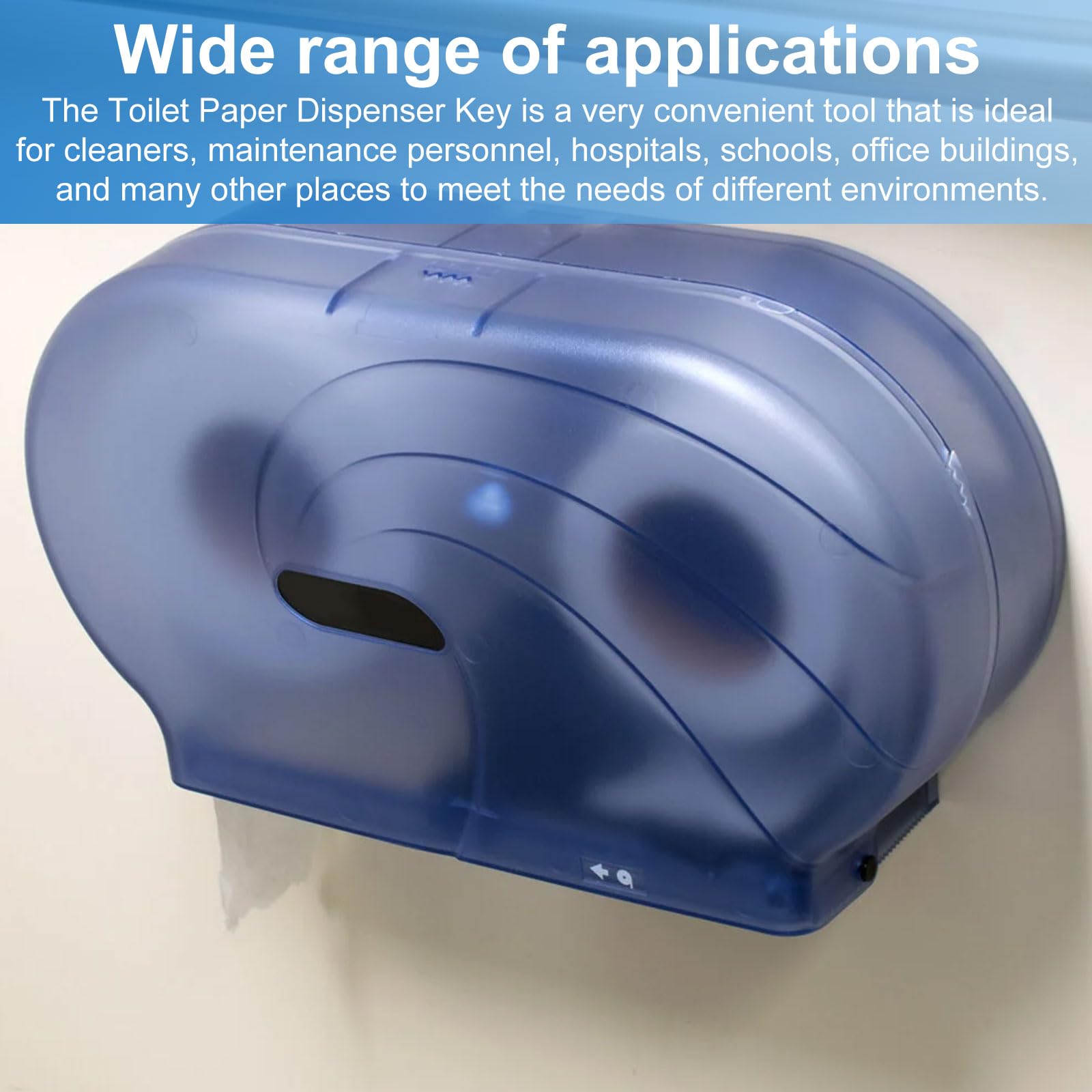 Snapklik.com : VIDABTE Universal Waffle Toilet Paper Dispenser Key ...