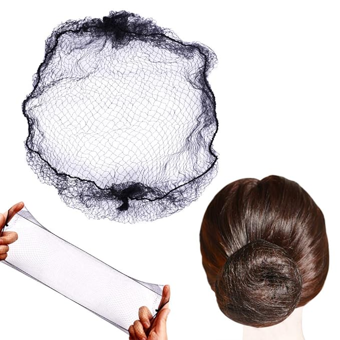 Amazon.com: YANTAISIYU 50 Pcs Hair Net 20 Inch Invisible Elastic Mesh ...